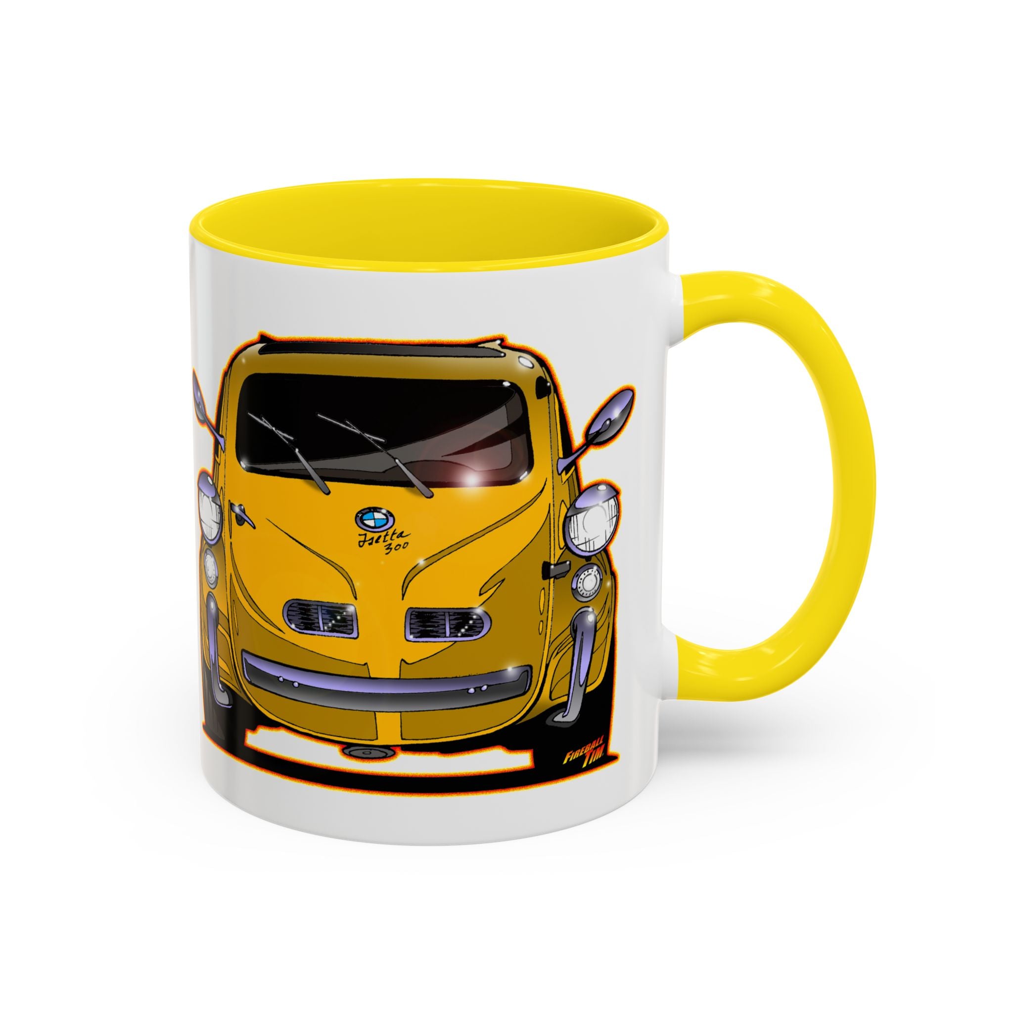 BMW ISETTA Collectible Coffee Art Mug - 2 Sizes – Fireball Tim Garage