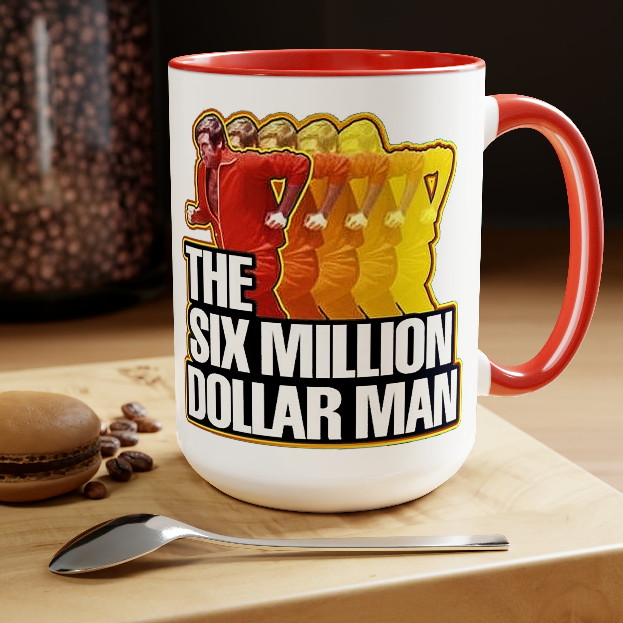 SIX MILLION DOLLAR MAN Coffee Mug 15oz – Fireball Tim Garage