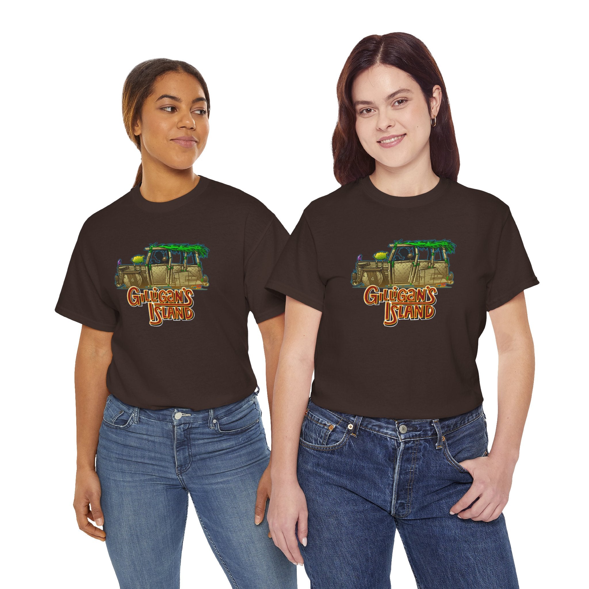 GILLIGAN'S ISLAND BAMBOO CAR Concept Art Cotton Tee 13 Colors ...