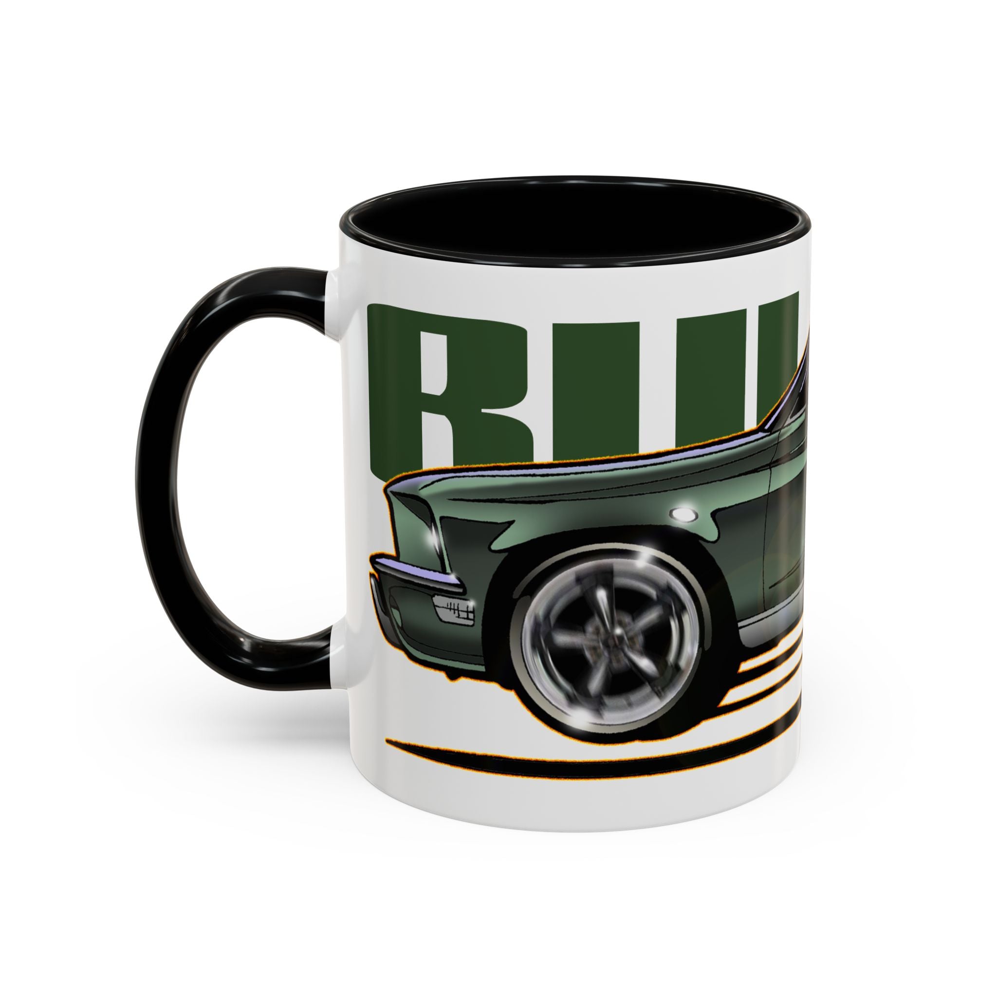 BULLITT FORD MUSTANG Steve McQueen Collectible Coffee Art Mug 2 Sizes ...