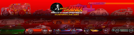 Fireball Tim Garage Best Hollywood-Inspired Custom Car Automotive Art