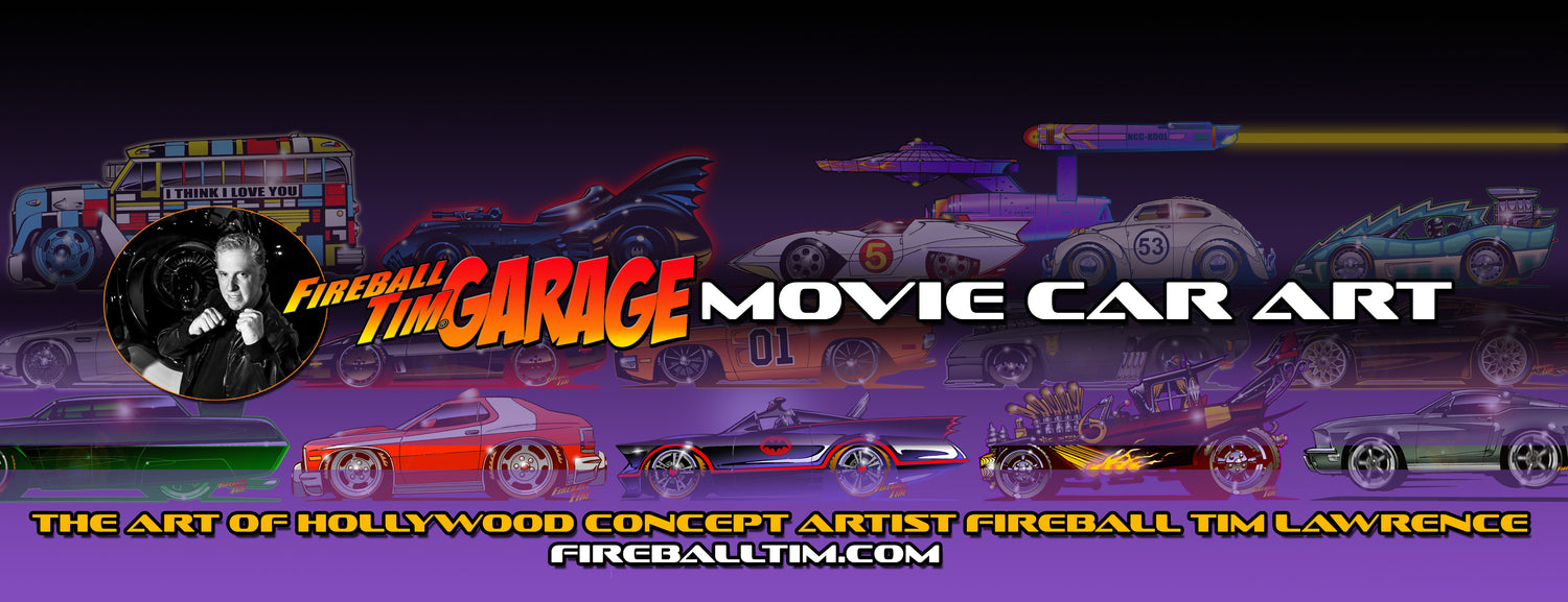 Fireball Tim Garage Best Sellers of Custom Car Art and Cars